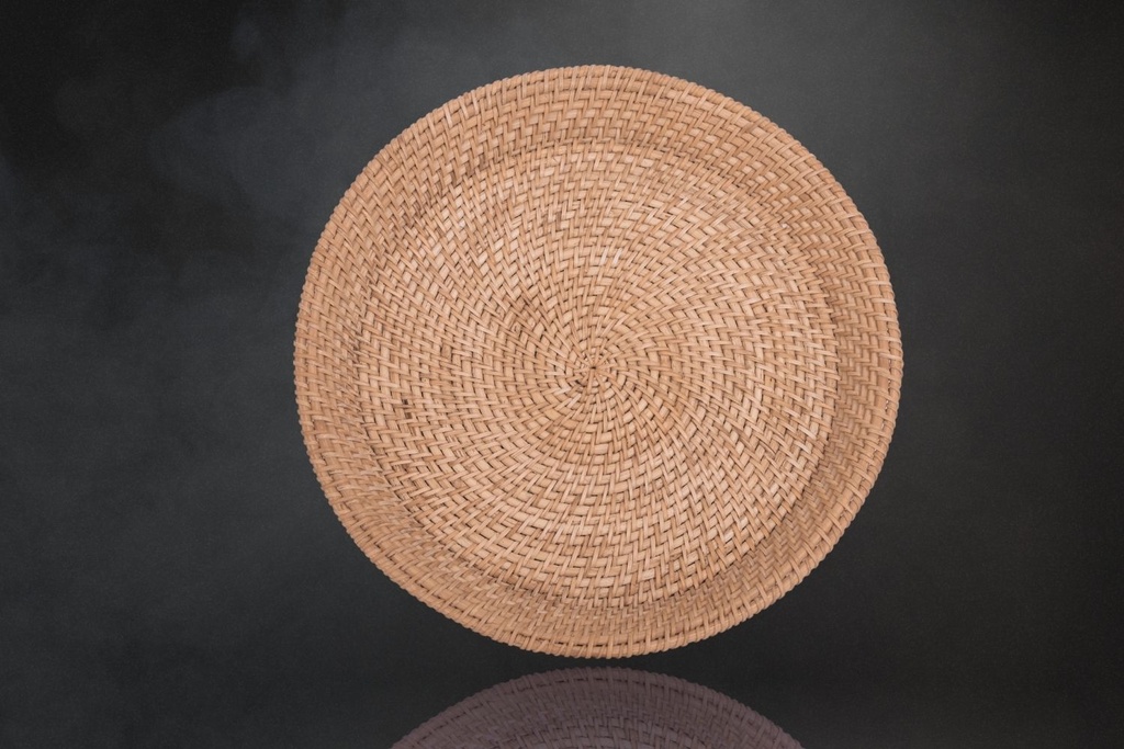 Cane Platter – Handwoven Decorative Tray | Ten by Three